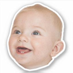 Custom Face Stickers Personalized Picture Logo | Zazzle