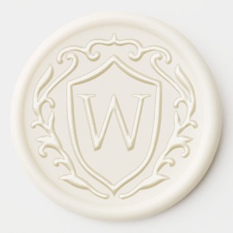 Custom Family Crest Wax Seal Sticker | Zazzle