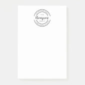 Custom Family Logo Personalized Post-it Notes | Zazzle