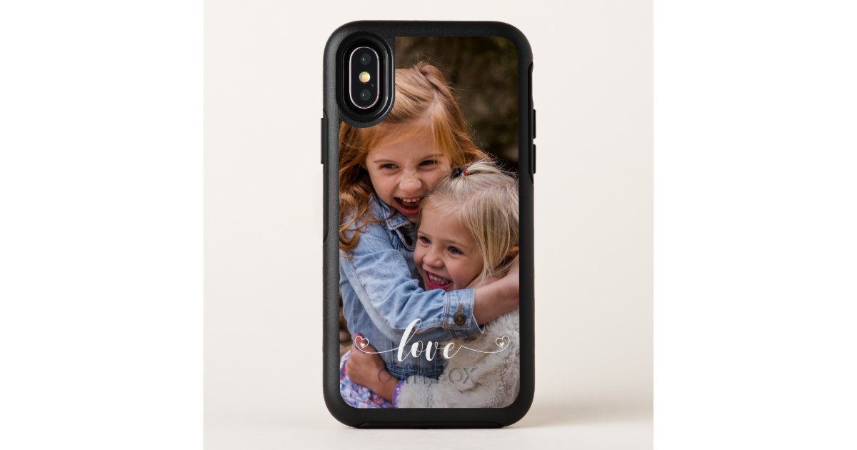Custom Family Love Handwritten Photo Personalized OtterBox iPhone Case ...