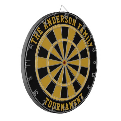 Custom Family Name Personalized Dartboard | Zazzle