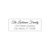 Custom Family Name Return Address script Mod Vibes Self-inking Stamp ...
