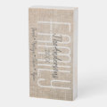 Custom Family Name Wooden Box Sign | Zazzle