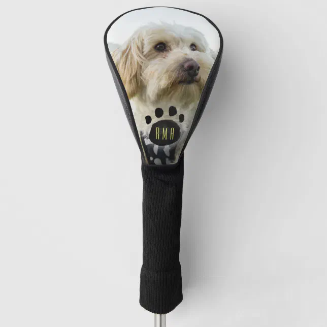 Custom Family Pet Photo | Monogrammed Golf Head Cover | Zazzle