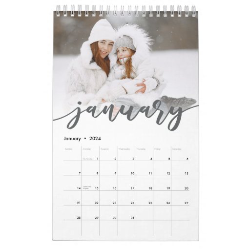 Custom Family Photo Calendar | Zazzle