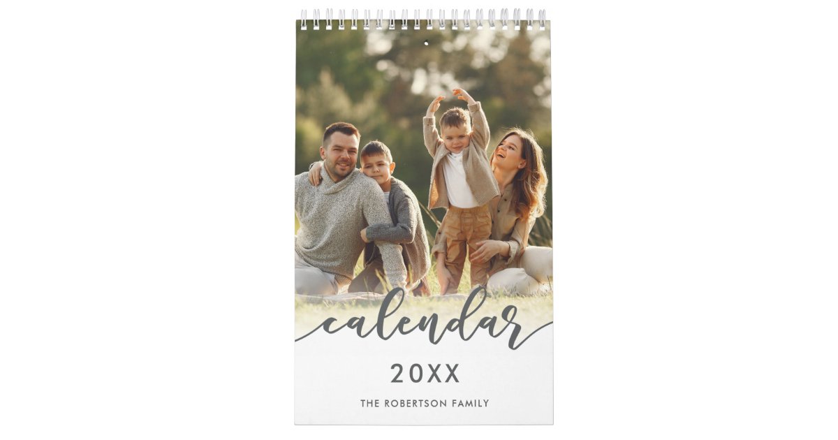 Custom Family Photo Calendar | Zazzle