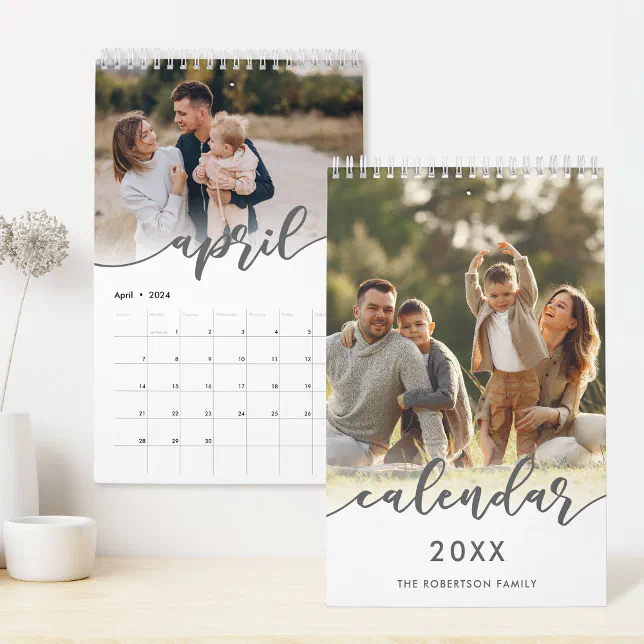 Custom Family Photo Calendar | Zazzle