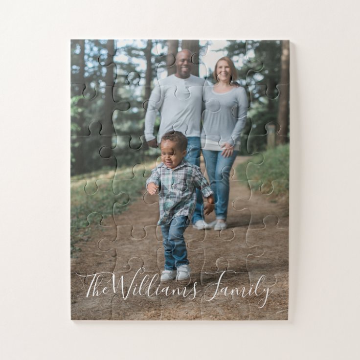 Custom Family Photo Jigsaw Puzzle | Zazzle