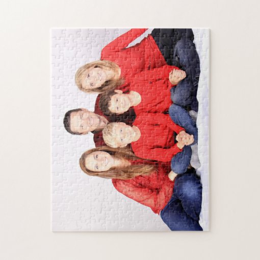 Custom Family Photo Portrait Jigsaw Puzzle | Zazzle