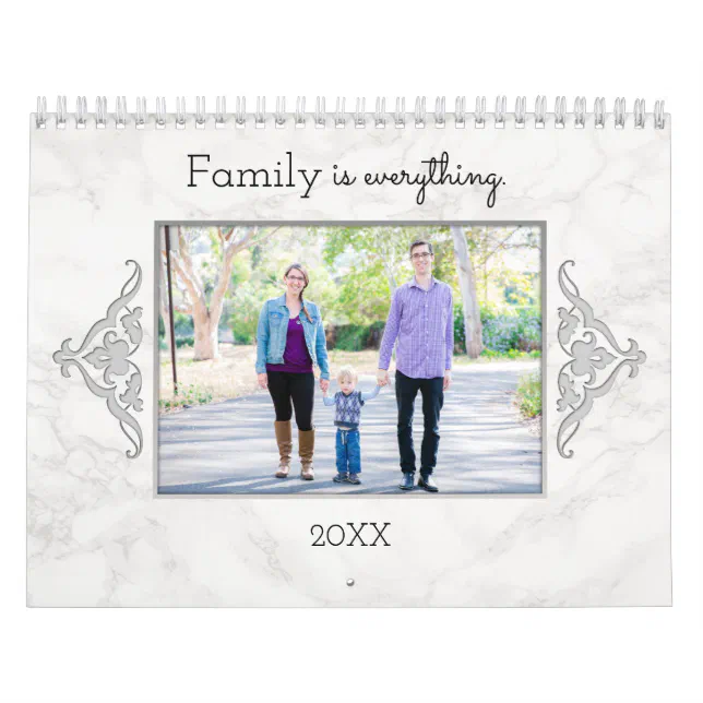 Custom Family Quotes and Photos Calendar | Zazzle