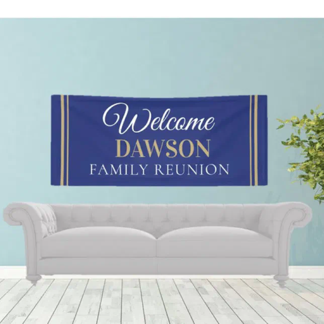 CUSTOM Family Reunion banner | Zazzle