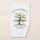 Custom Family Reunion Genealogy Tree Matching Hand Towel | Zazzle