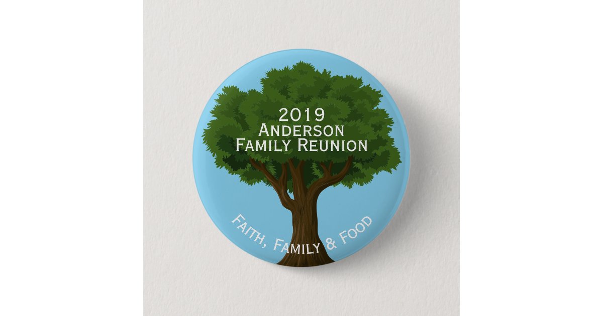 Custom Family Reunion Souvenir Button | Zazzle