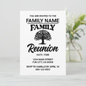 Custom Family Tree Family Reunion Invitation | Zazzle