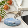 Custom Family Vacation Cruise | Ocean Cruise Ship Keychain | Zazzle