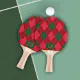 Custom Fancy Monogram Name Plaid Ping Pong Paddle | Zazzle