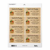 Custom Farm Fresh Produce Label | Zazzle