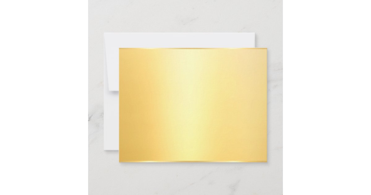 Custom Faux Gold Elegant Blank Template Modern | Zazzle