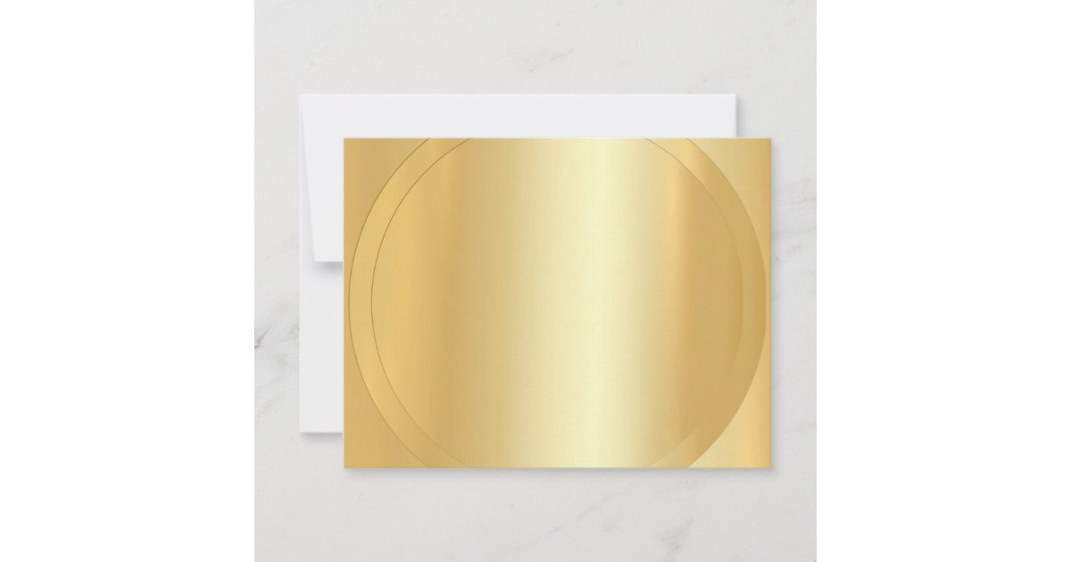 Custom Faux Gold Modern Elegant Blank Template | Zazzle