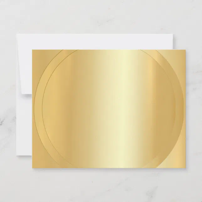 Custom Faux Gold Modern Elegant Blank Template | Zazzle