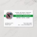 Custom Federal Police Military Border Patrol Logo Business Card | Zazzle