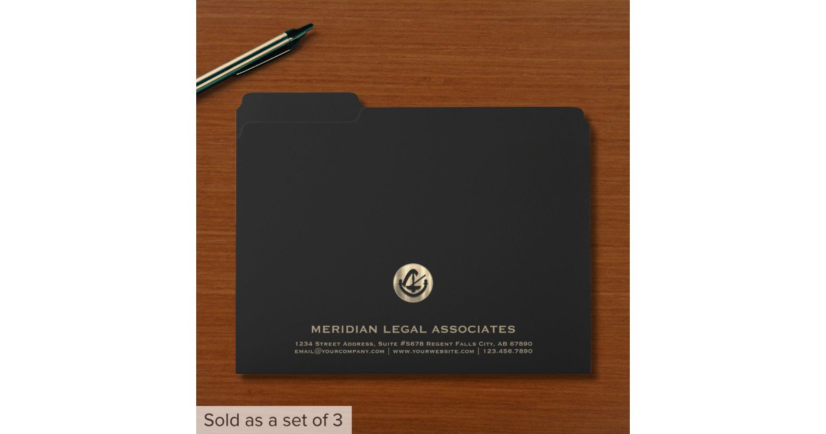 Custom File Folders for Law Firms | Zazzle