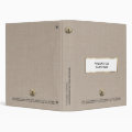 Custom Financial Binder for Portfolio Management | Zazzle
