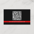 Custom Firefighter Fire Department QR Code Logo Business Card | Zazzle