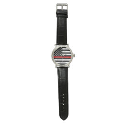 Custom Firefighter Fire Service Fireman Retirement Watch | Zazzle