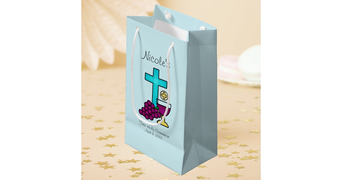 Custom First Communion Small Gift Bag | Zazzle