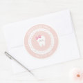 Custom First Tooth Baby Girl Milestone Sticker | Zazzle