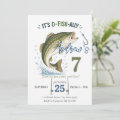 Custom Fishing O-FISH-AL Any Age Birthday Invitation | Zazzle
