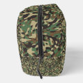 Custom Flag Camouflage Green Personalized Name Dopp Kit | Zazzle