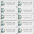 Custom Floral Address Labels for Family sticker | Zazzle
