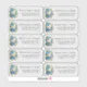 Custom Floral Address Labels for Family sticker | Zazzle