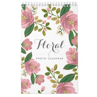 Custom Floral Calendar | Zazzle