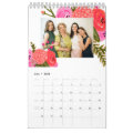 Custom Floral Calendar | Zazzle
