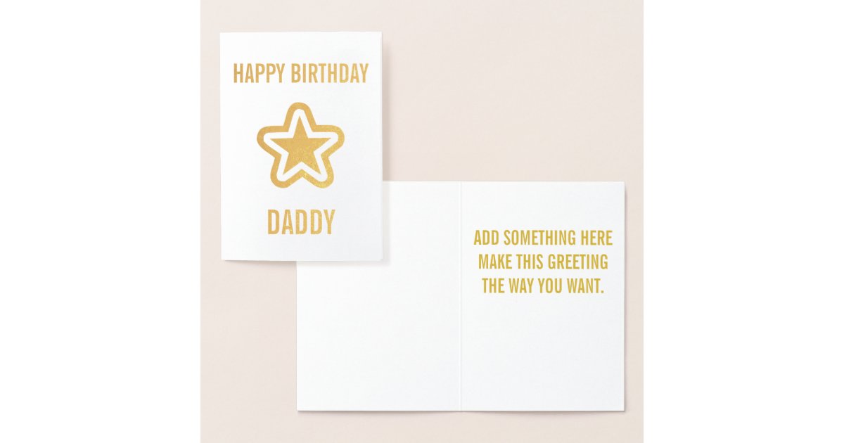 Custom Foil Card | Zazzle