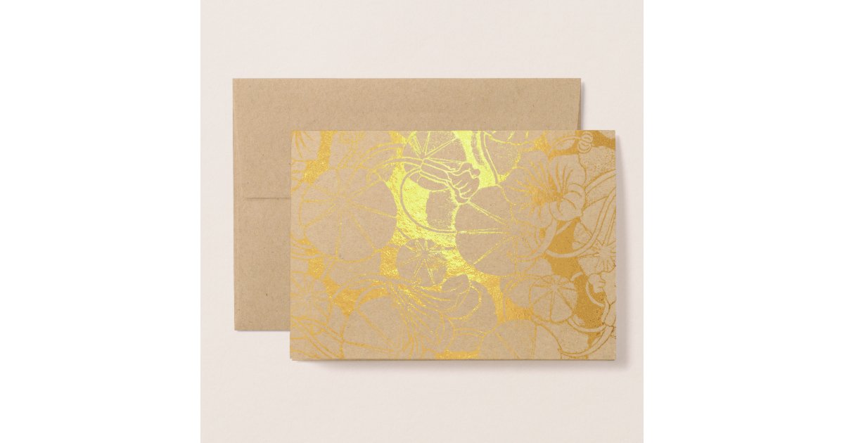 Custom foil card | Zazzle