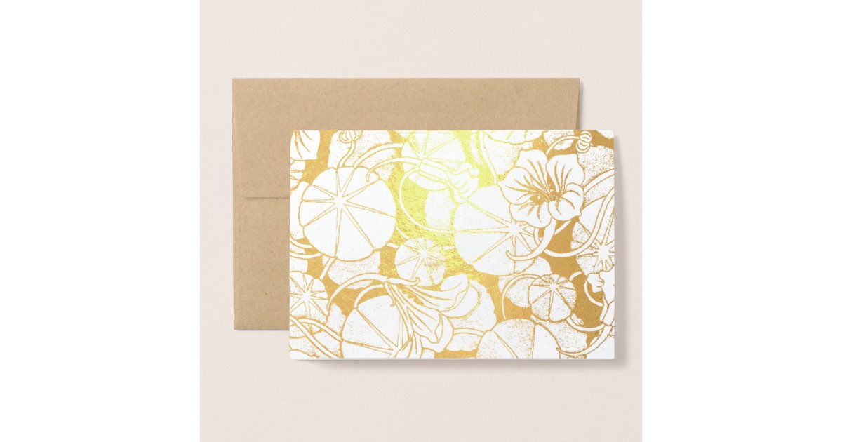 Custom foil card | Zazzle