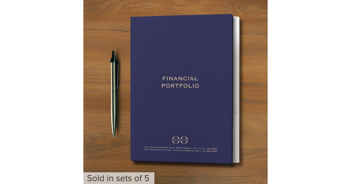 Custom Folder with Logo | Zazzle