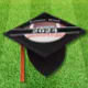 Custom Football Baseball Graduation Cap Topper | Zazzle