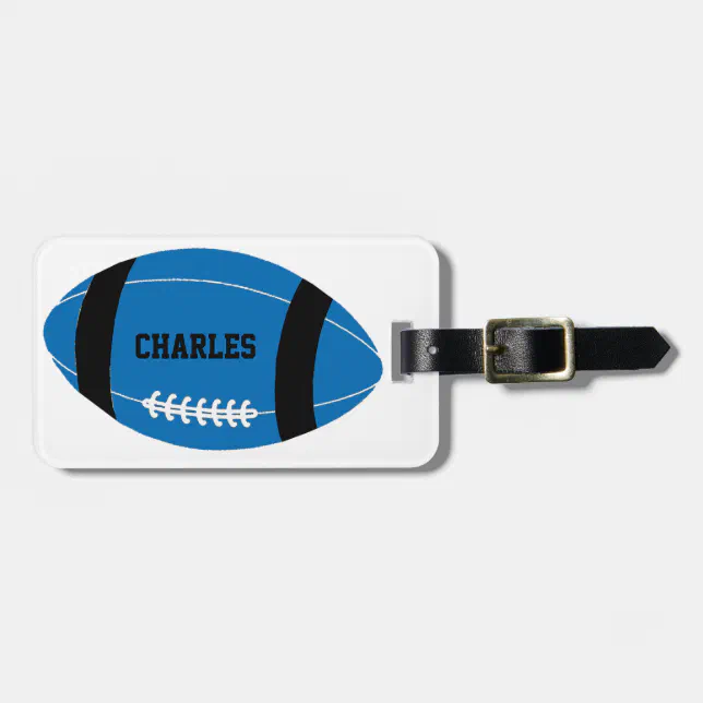 Custom Football Fan Luggage Tag | Zazzle