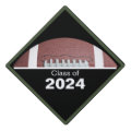Custom Football Graduation Cap Topper | Zazzle