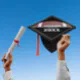Custom Football Graduation Cap Topper | Zazzle