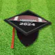 Custom Football Graduation Cap Topper | Zazzle