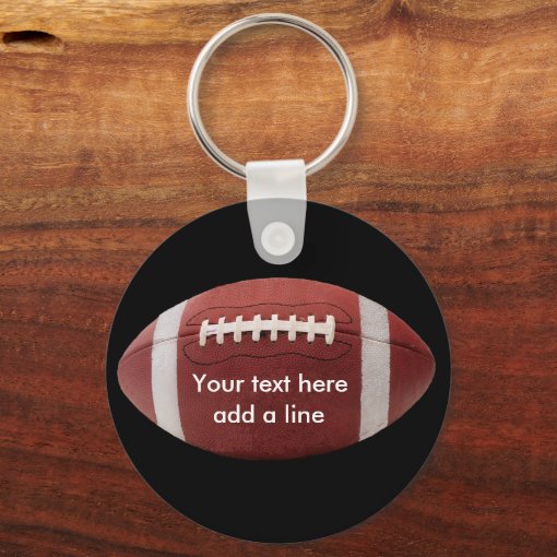 Custom Football Key Chain | Zazzle
