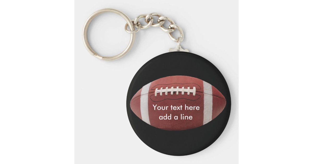 Custom Football Key Chain | Zazzle.com