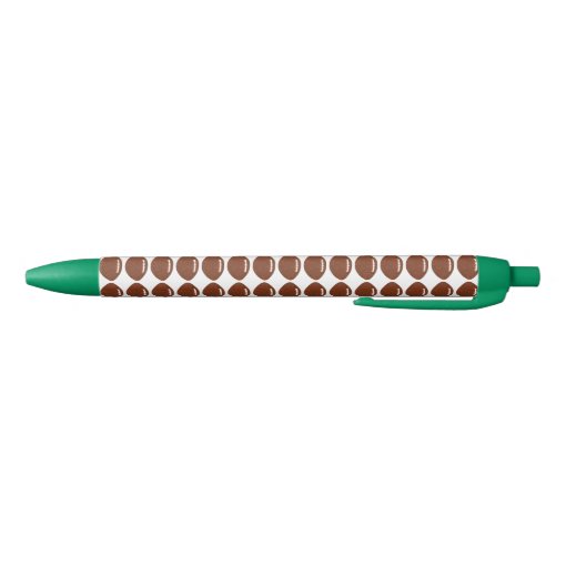 Custom football pattern pens | Zazzle