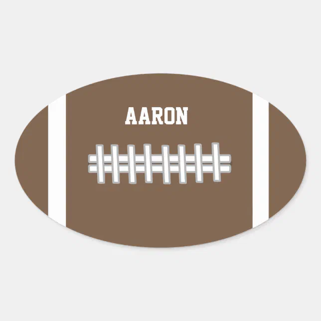 Custom Football Stickers | Zazzle